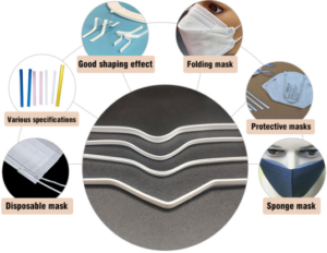 Nose bridge strips, nose clip wire for face mask - NWFabric