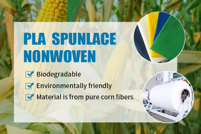 PLA Spunlace Nonwoven Fabric with Factory Price - NWFabric