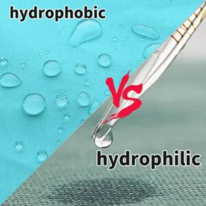 Hydrophobic vs hydrophilic nonwoven material - NWFabric