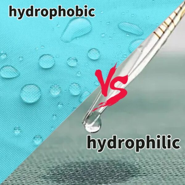 Hydrophobic vs hydrophilic nonwoven material - NWFabric